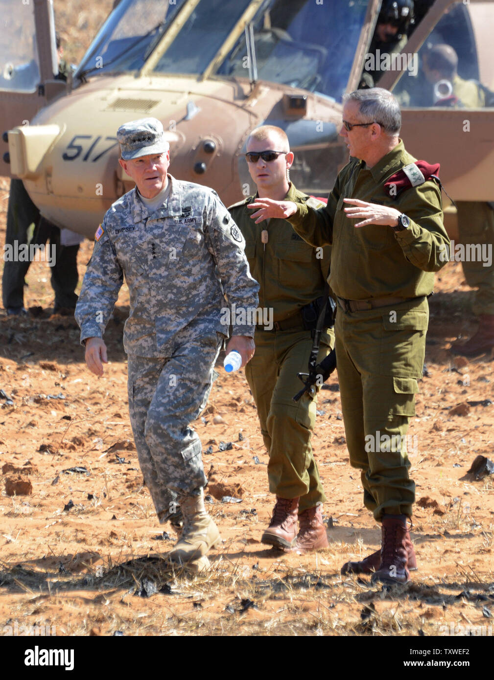 Israeli Chief of the General Staff Lieutenant General Benny Gantz ...