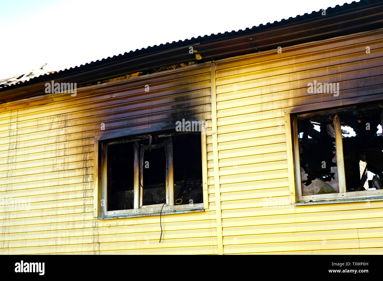 Consequences of a fire hi-res stock photography and images - Alamy