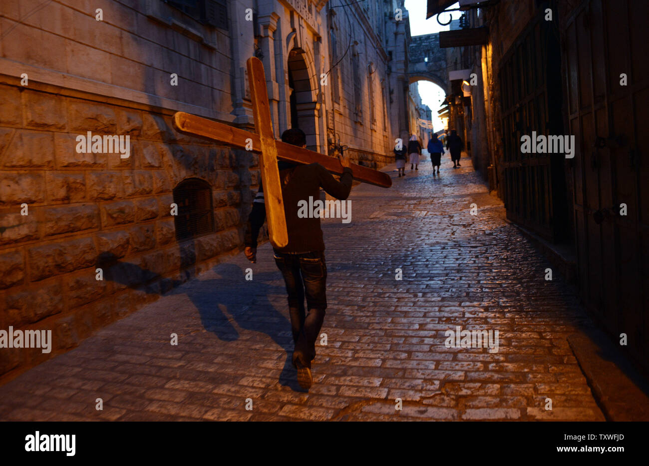 Christ Carries Cross High Resolution Stock Photography and Images - Alamy