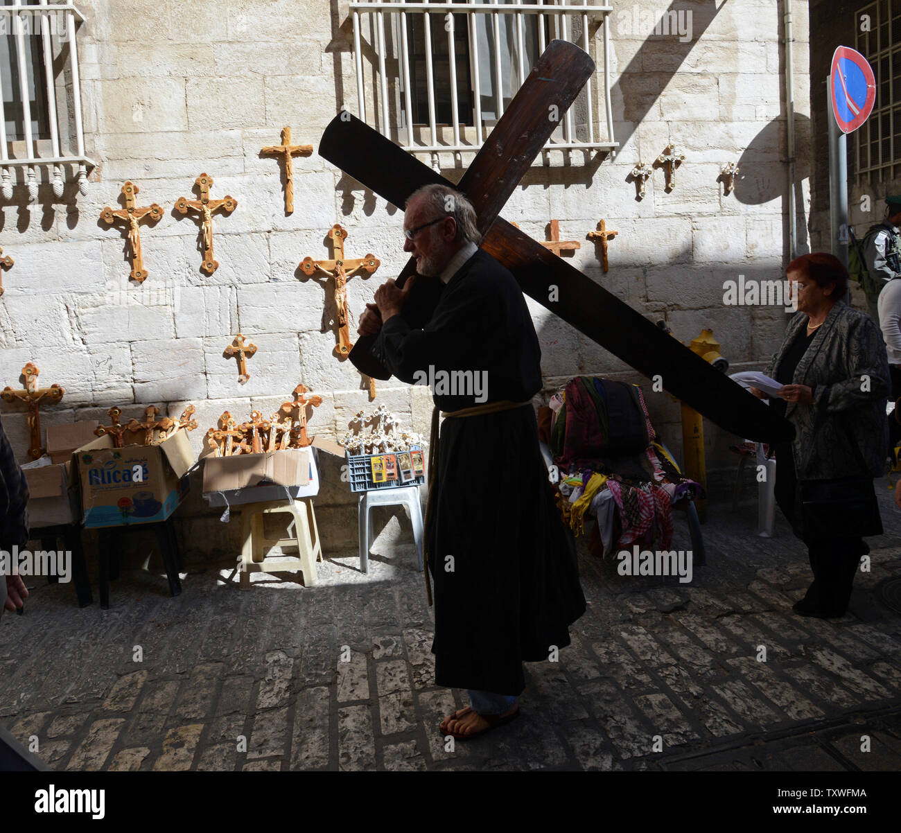 Christ Carries Cross High Resolution Stock Photography and Images - Alamy