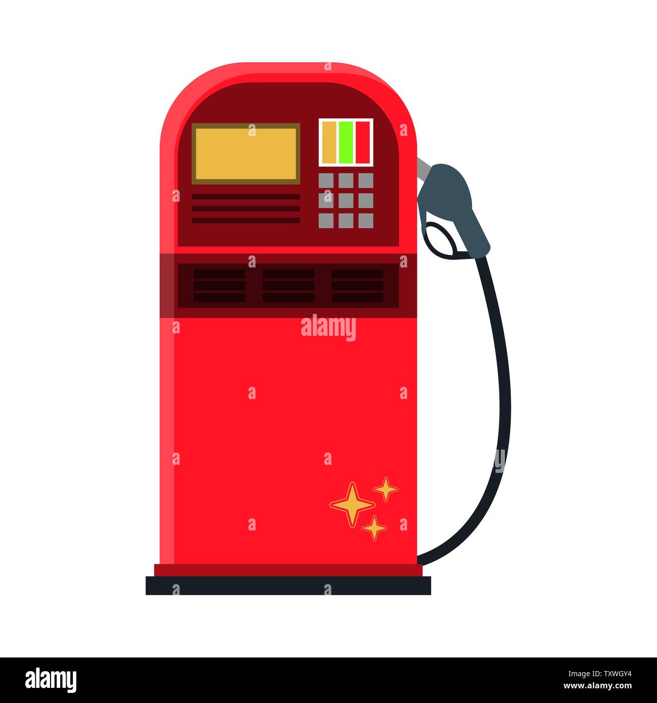 Fuel dispenser machine isolated symbol Stock Vector Image & Art - Alamy