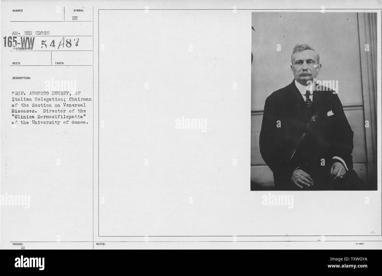 The chairman of the italian delegation hi-res stock photography and ...