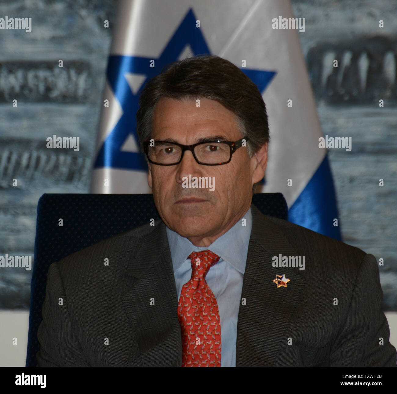 Texas Governor Rick Perry attends a ceremony at the residence of ...