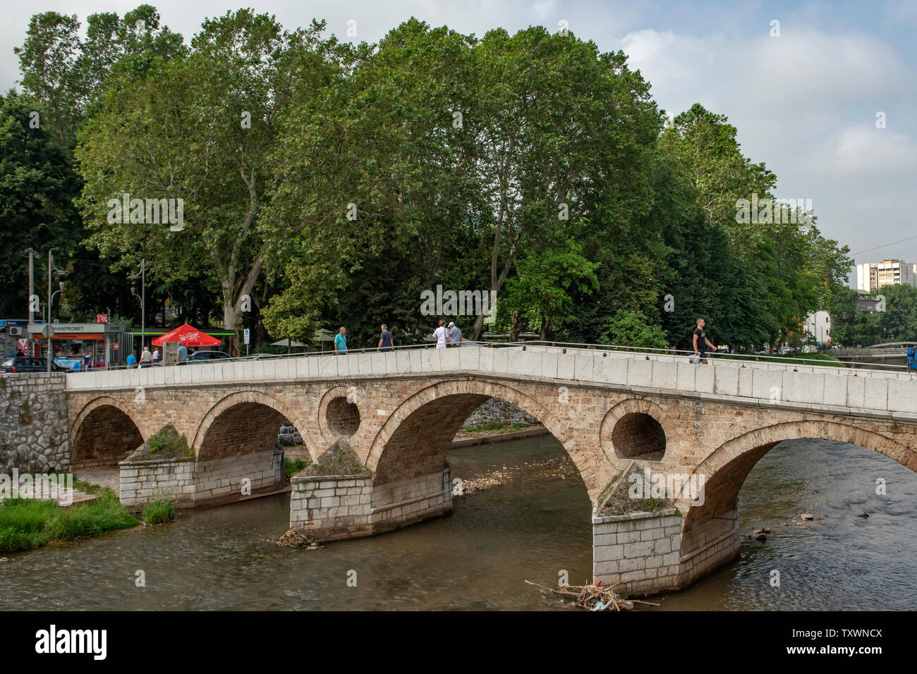 Latin Bridge, Sarajevo, Bosnia-Hercegovina Stock Photo - Alamy