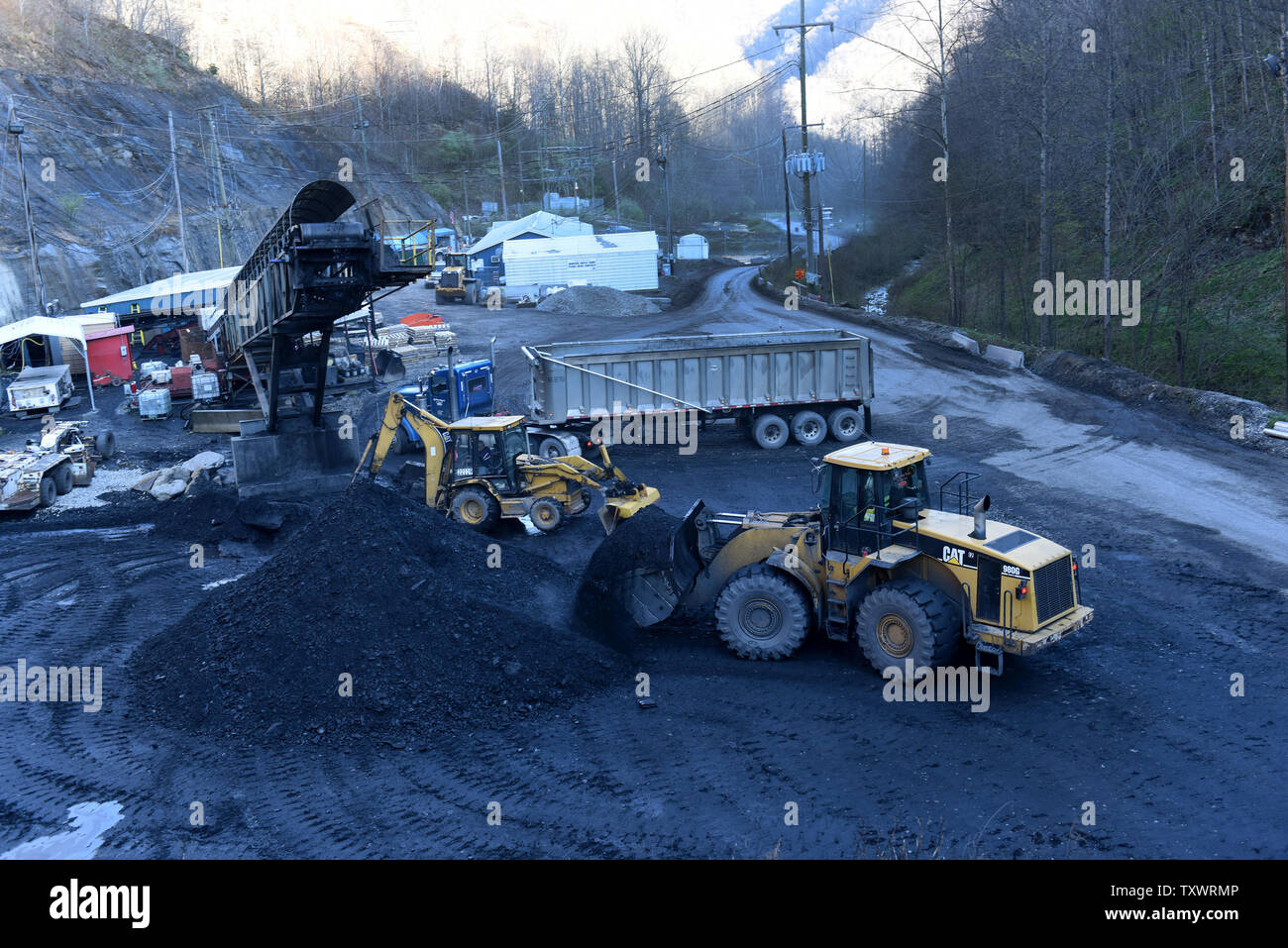 West virginia coal mine workers hi-res stock photography and images - Alamy