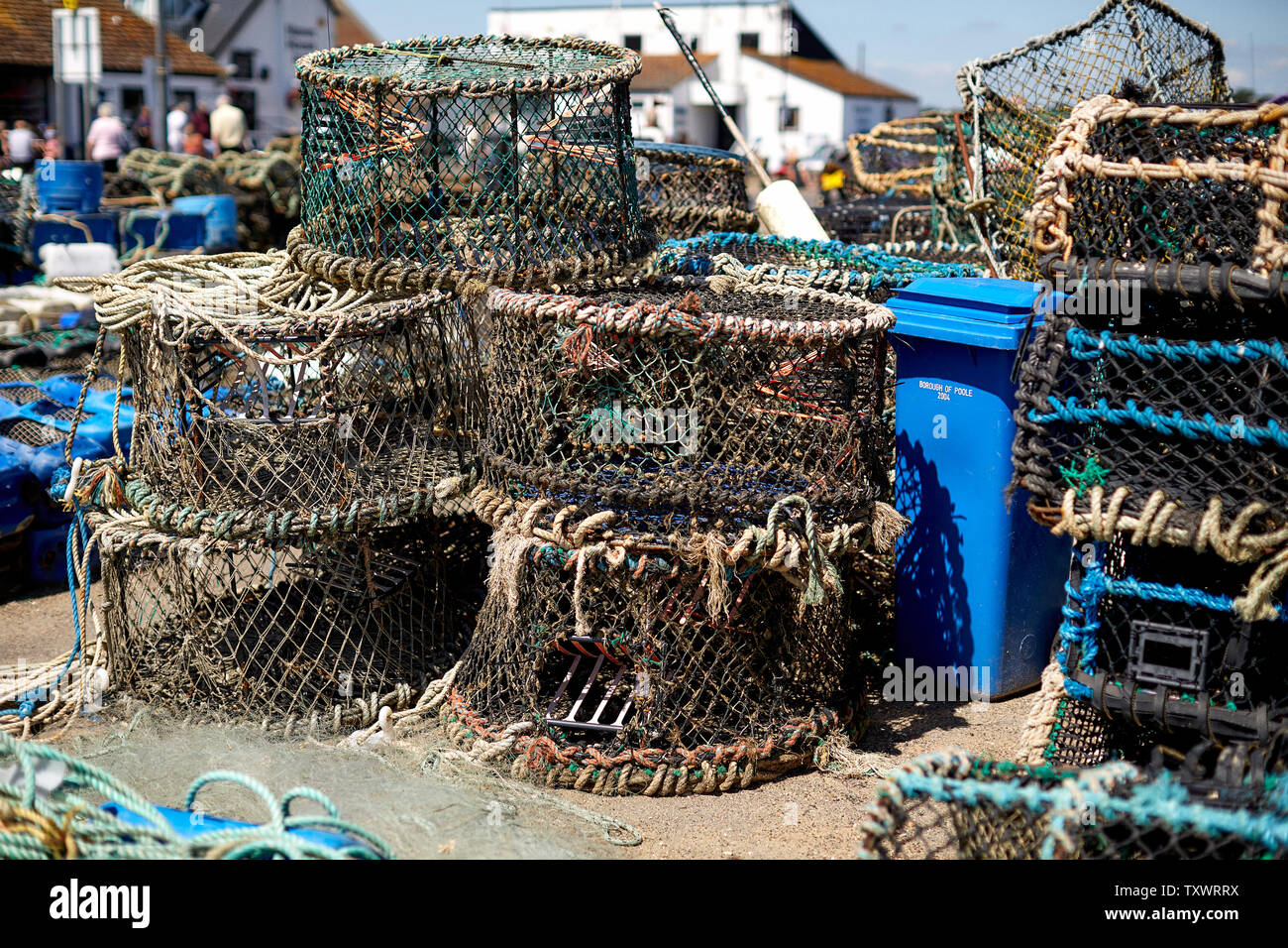 Bouys for lobster pots hi-res stock photography and images - Alamy