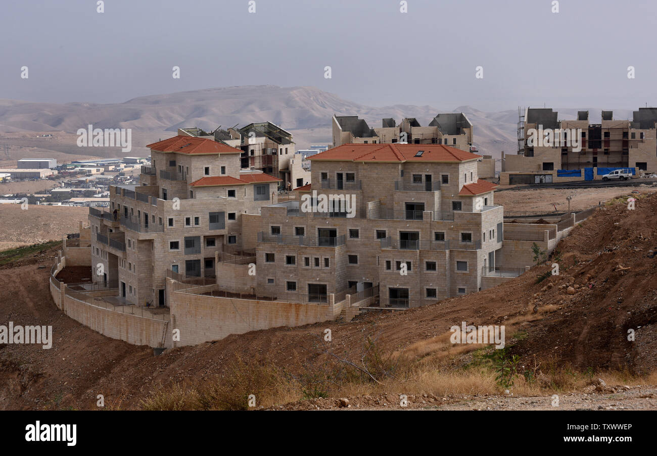 An overview of new Jewish housing in the Israeli settlement Ma'ale ...