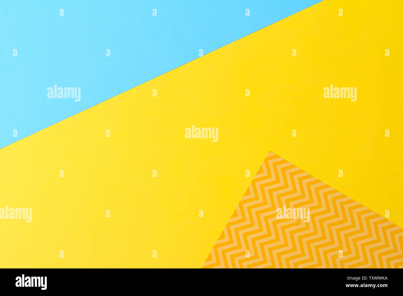 Texture background of trendy colors: yellow, turquoise and geometric ...