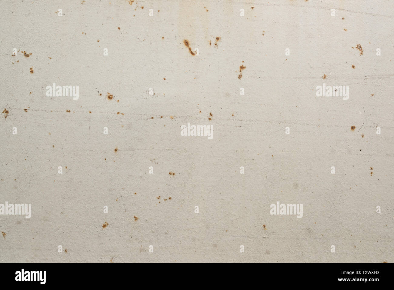 Abstract textured white wall with small rust stains Stock Photo - Alamy