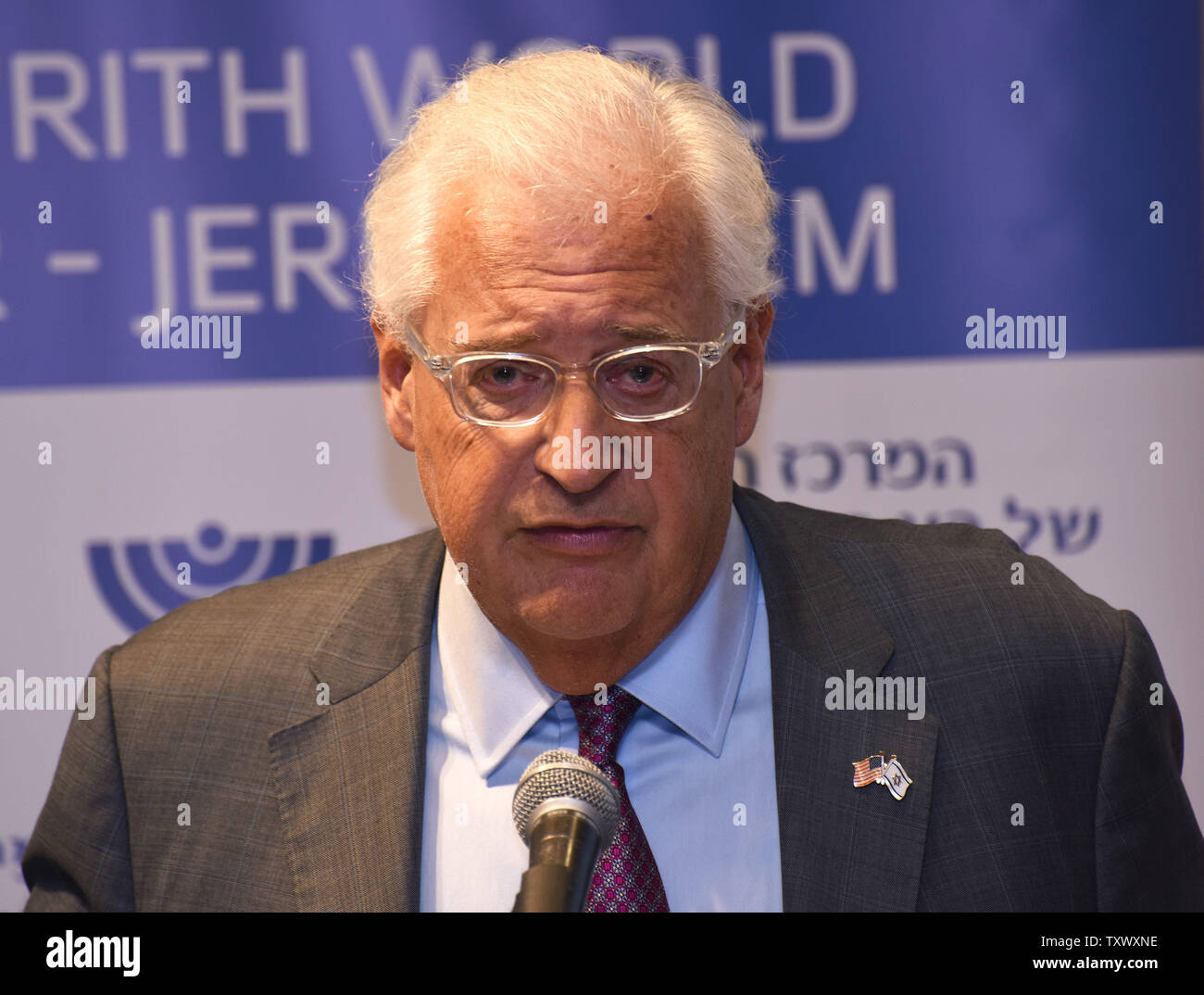 U.S. Ambassador to Israel David Friedman delivers the keynote address ...