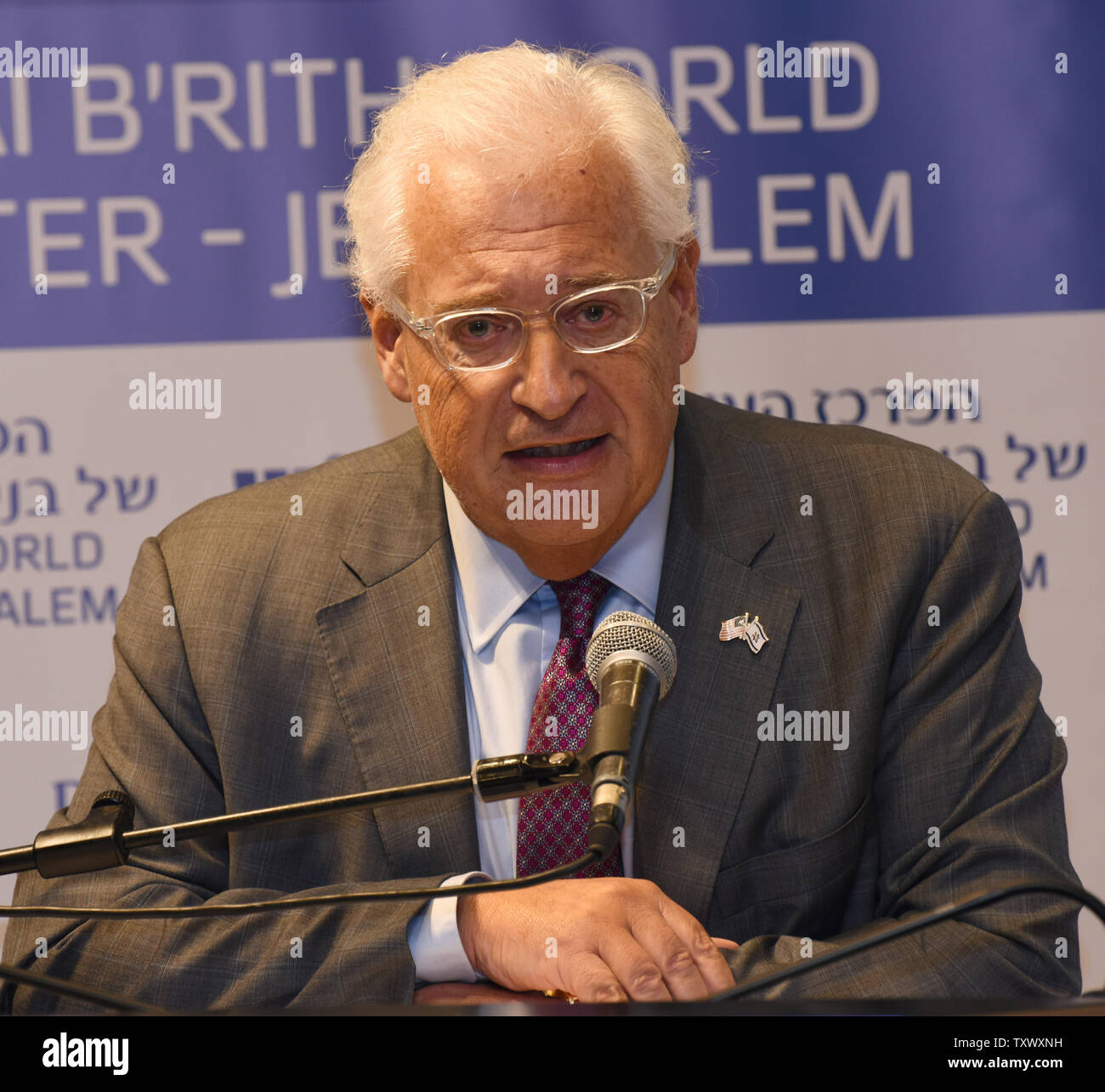 U.S. Ambassador to Israel David Friedman delivers the keynote address ...