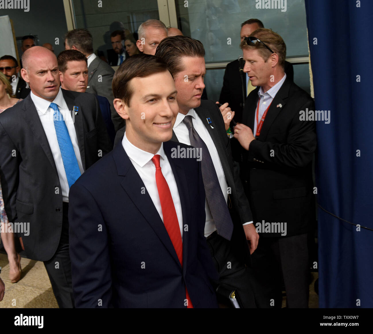 Jared Kushner arrives to the dedication ceremony of the American ...