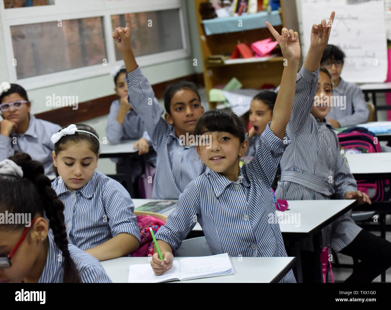 Gaza and palestinian school girls hi-res stock photography and images ...