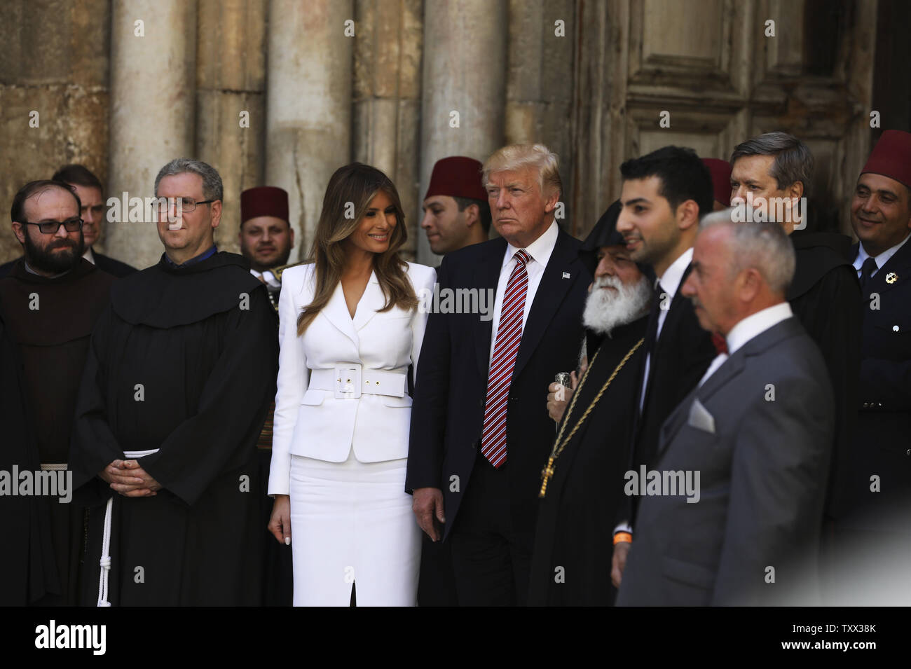 First lady melania stand hi-res stock photography and images - Alamy