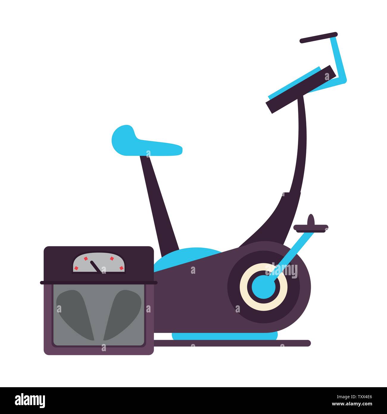 fitness equipment workout health symbols Stock Vector Image & Art - Alamy