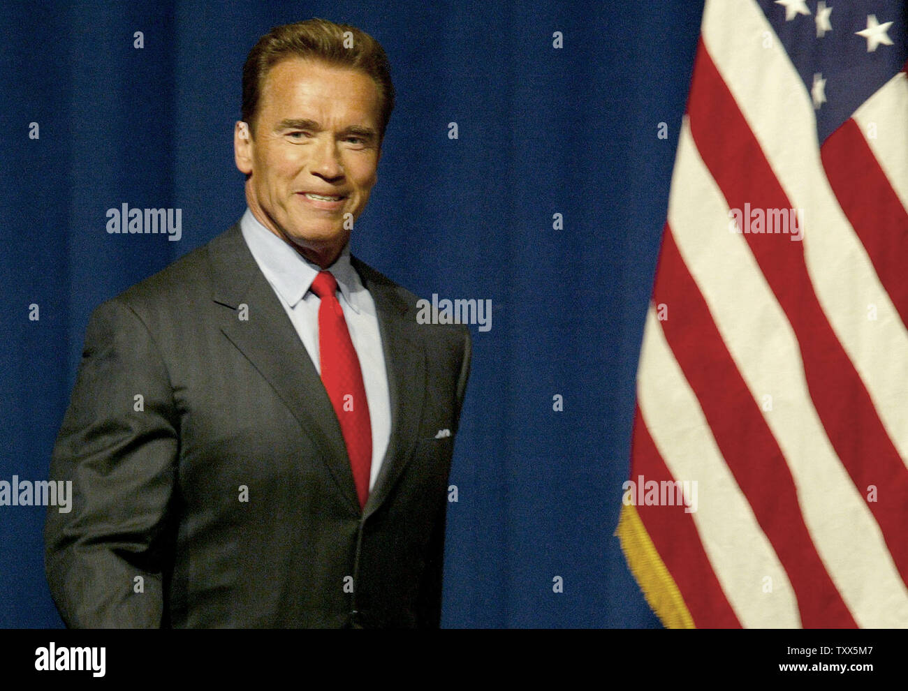 California's Governor Arnold Schwarzenegger unveiled the May revision ...