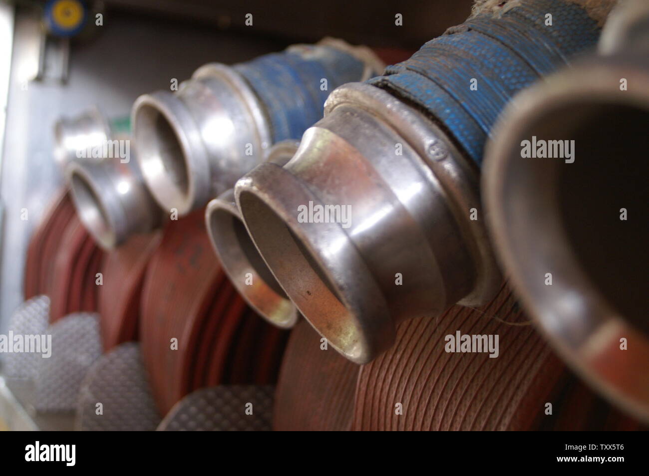 Fire engine lockers hi-res stock photography and images - Alamy