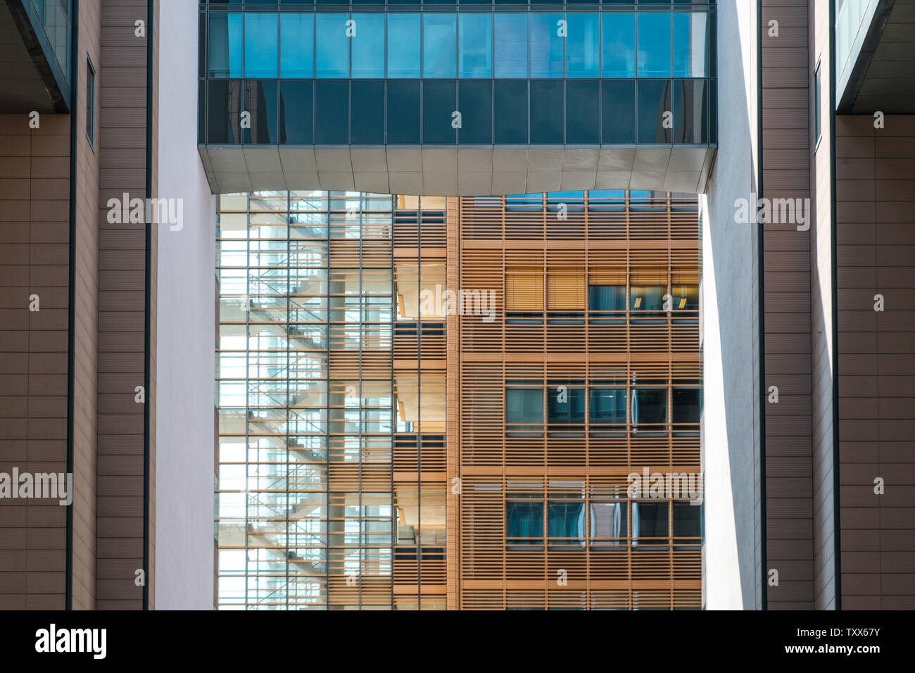 modern architecture, building exterior, real estate concept Stock Photo ...