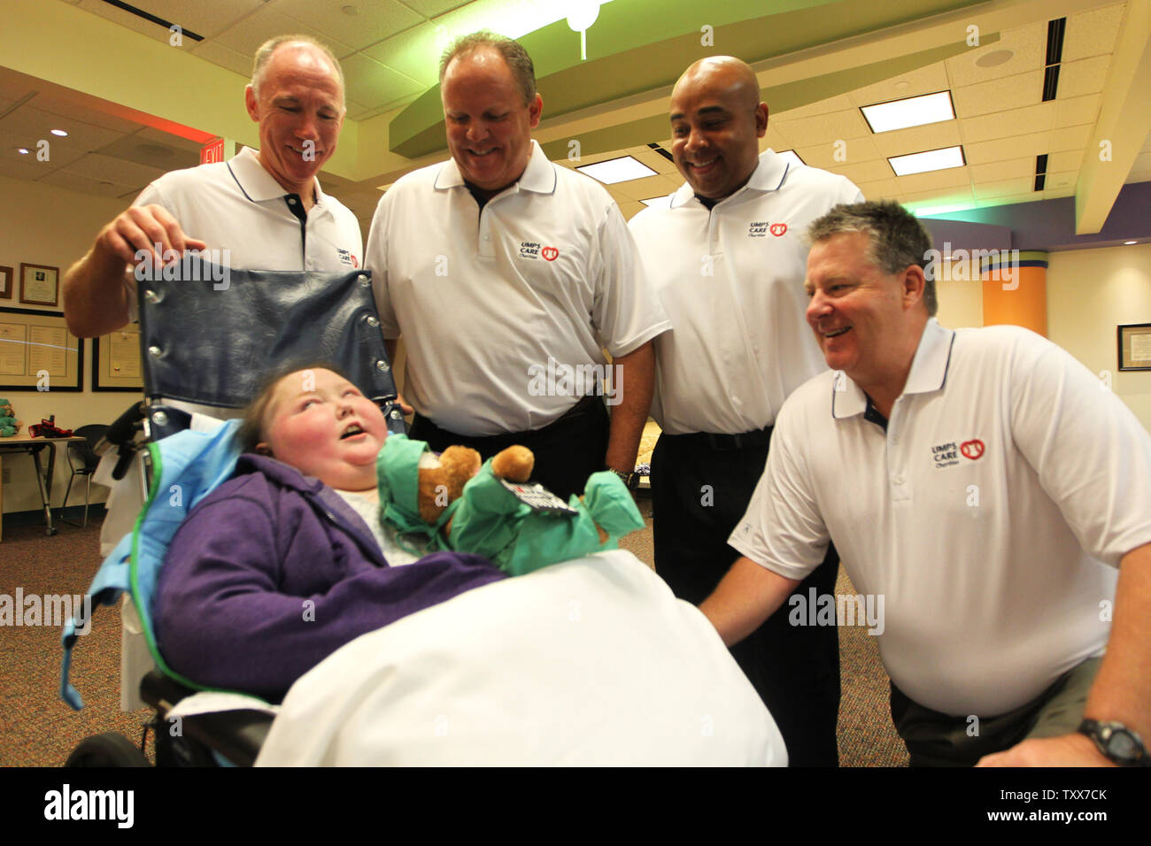 Major League umpires (L to R) Lance Barksdale, Fieldin Culbreth, Adrian ...