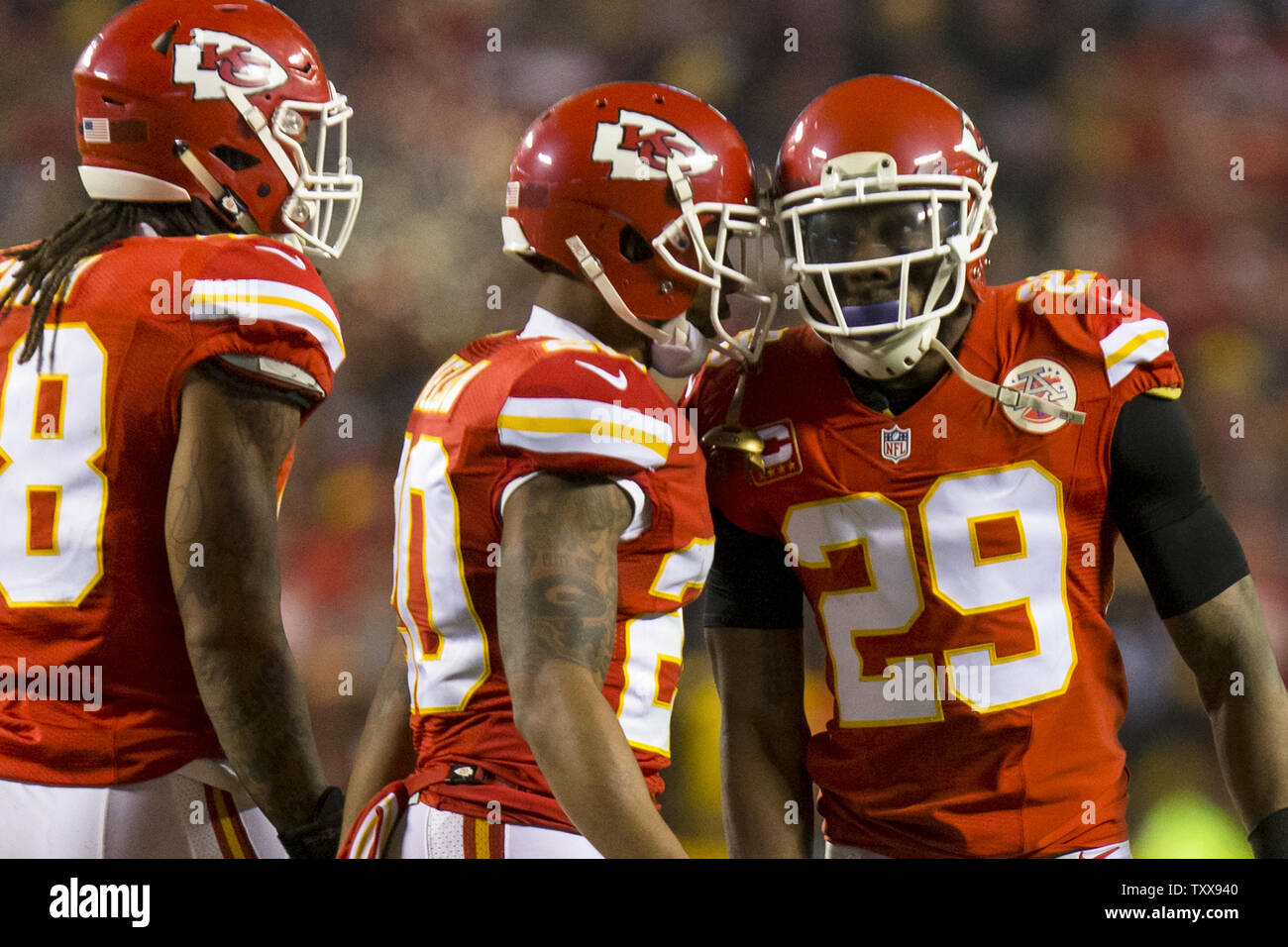 Kansas City Chiefs strong safety Eric Berry celebrates a tackle with ...
