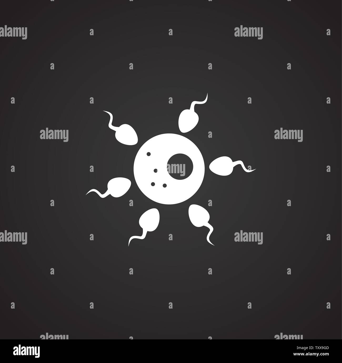 Reproduction related icon on background for graphic and web design ...