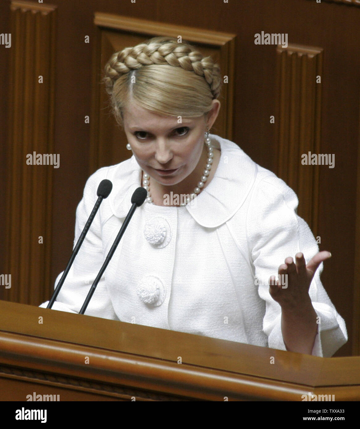 Yulia tymoshenko ukraines prime minister hi-res stock photography and ...