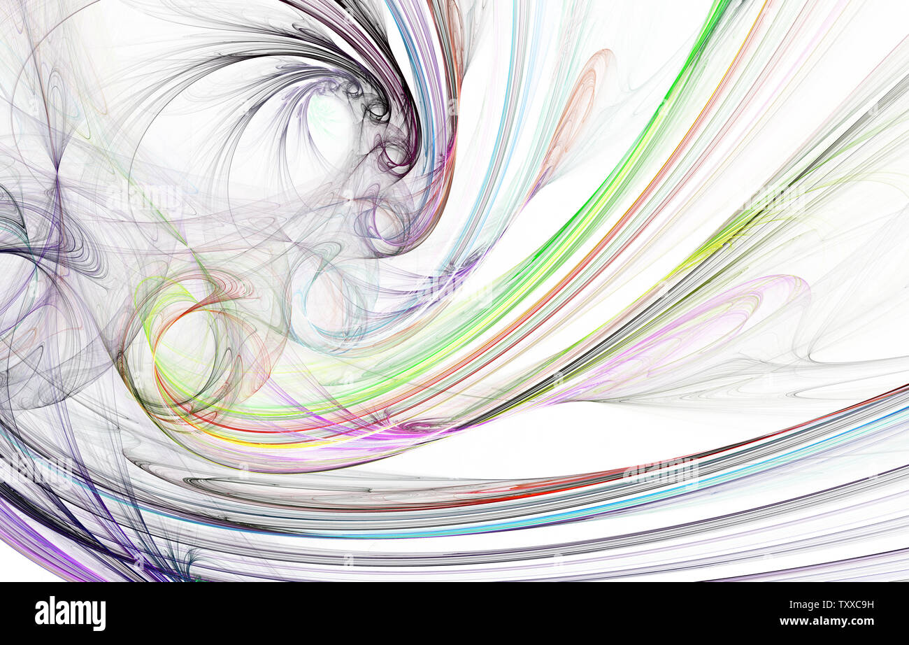 Color of waving smoke in the abstract background. Illustration wave ...