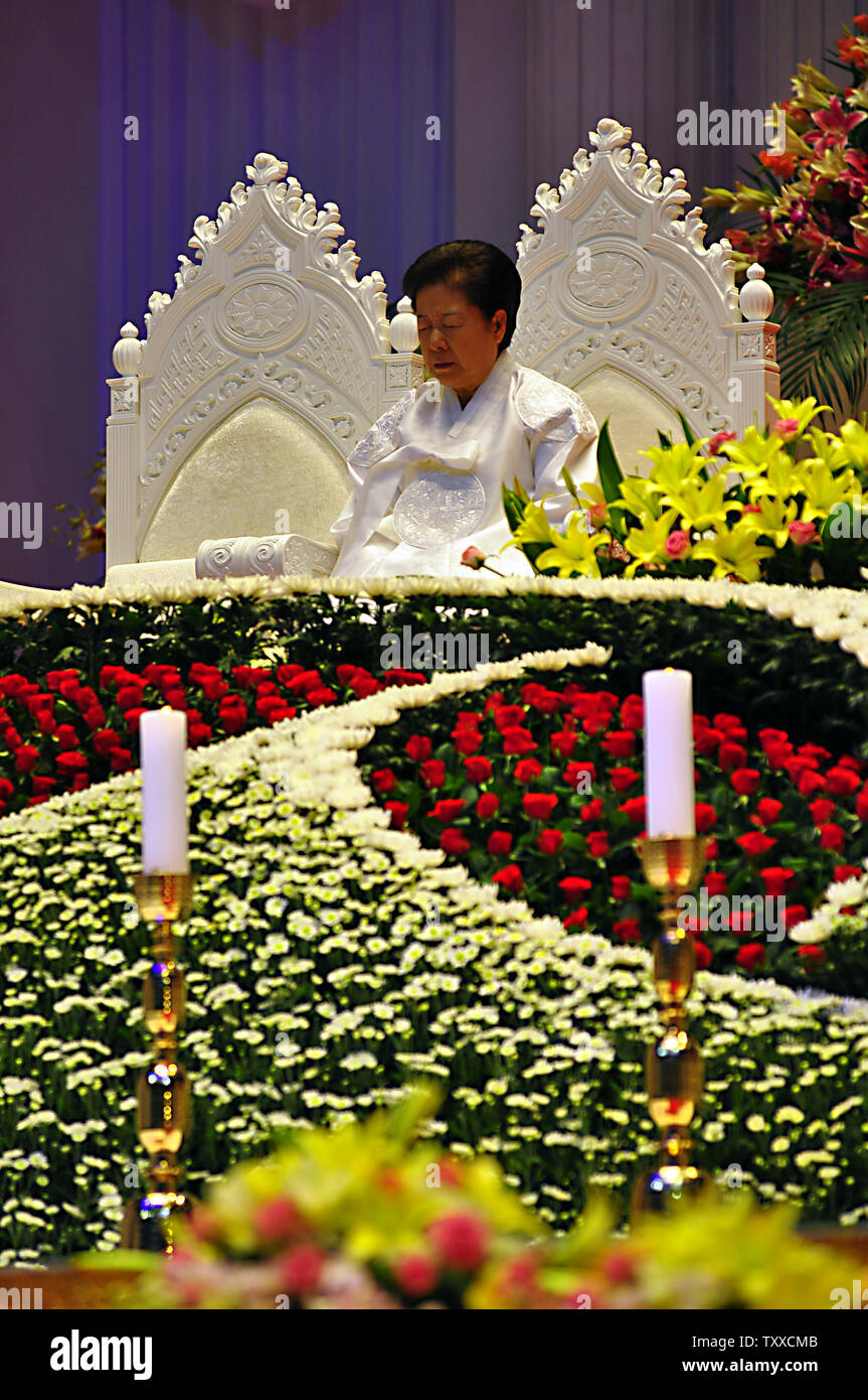 Dr. Hak Ja-han, wife of deceased Unification Church founder Rev. Sun ...