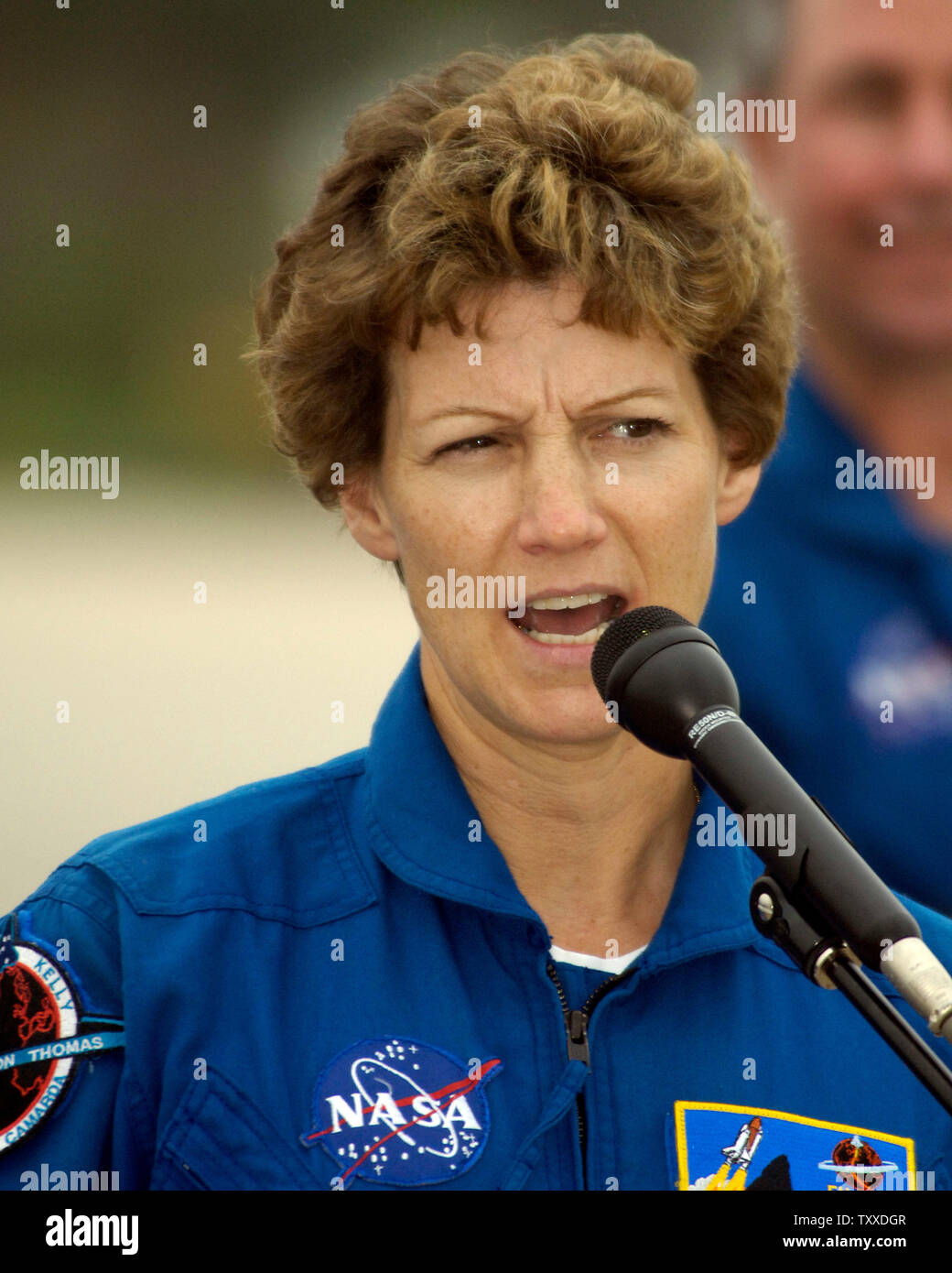 NASA Astronaut, Eileen M. Collins, Commander of Space Shuttle Discovery ...