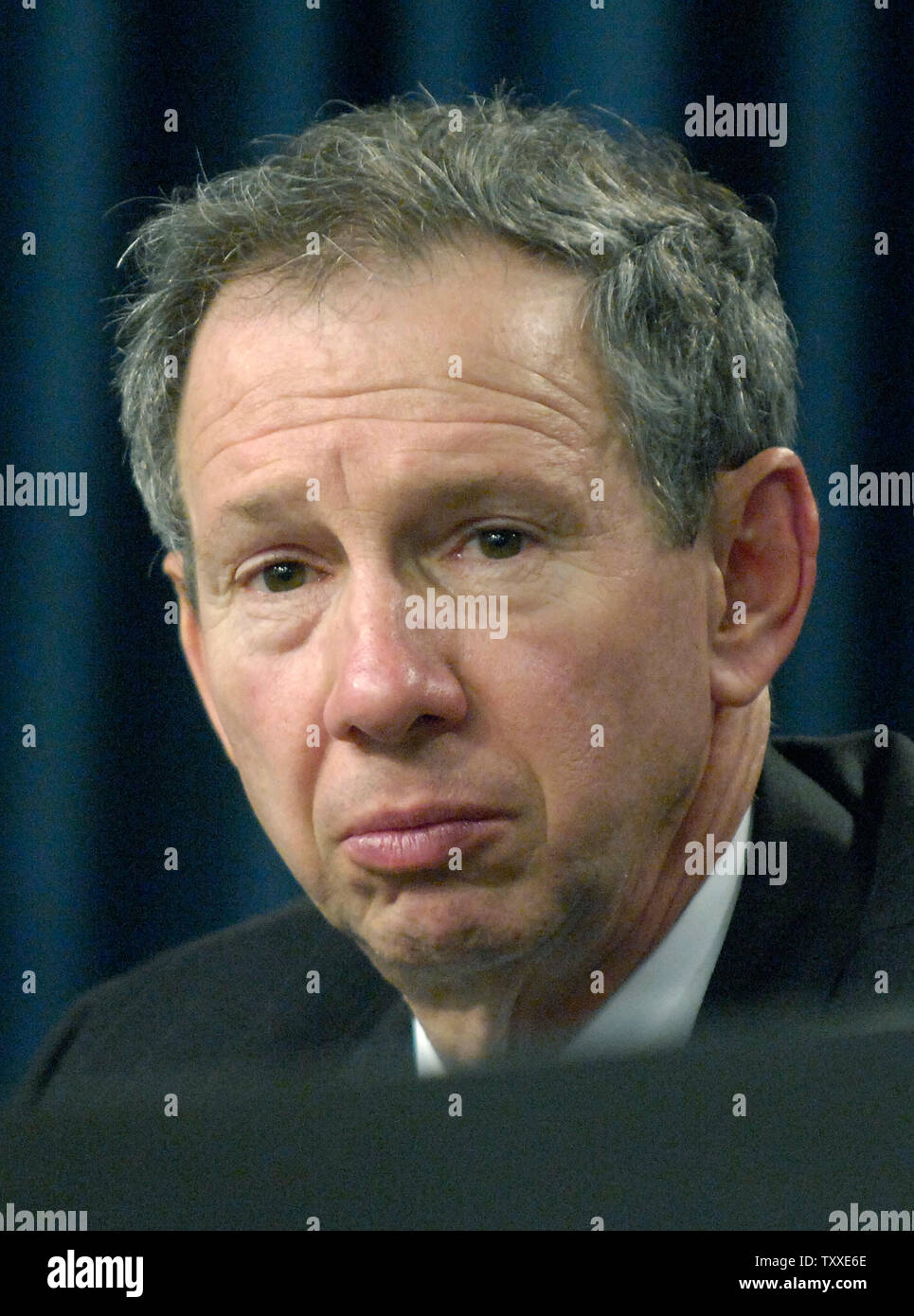 NASA Administrator Michael Griffin speaks during a post-launch press ...