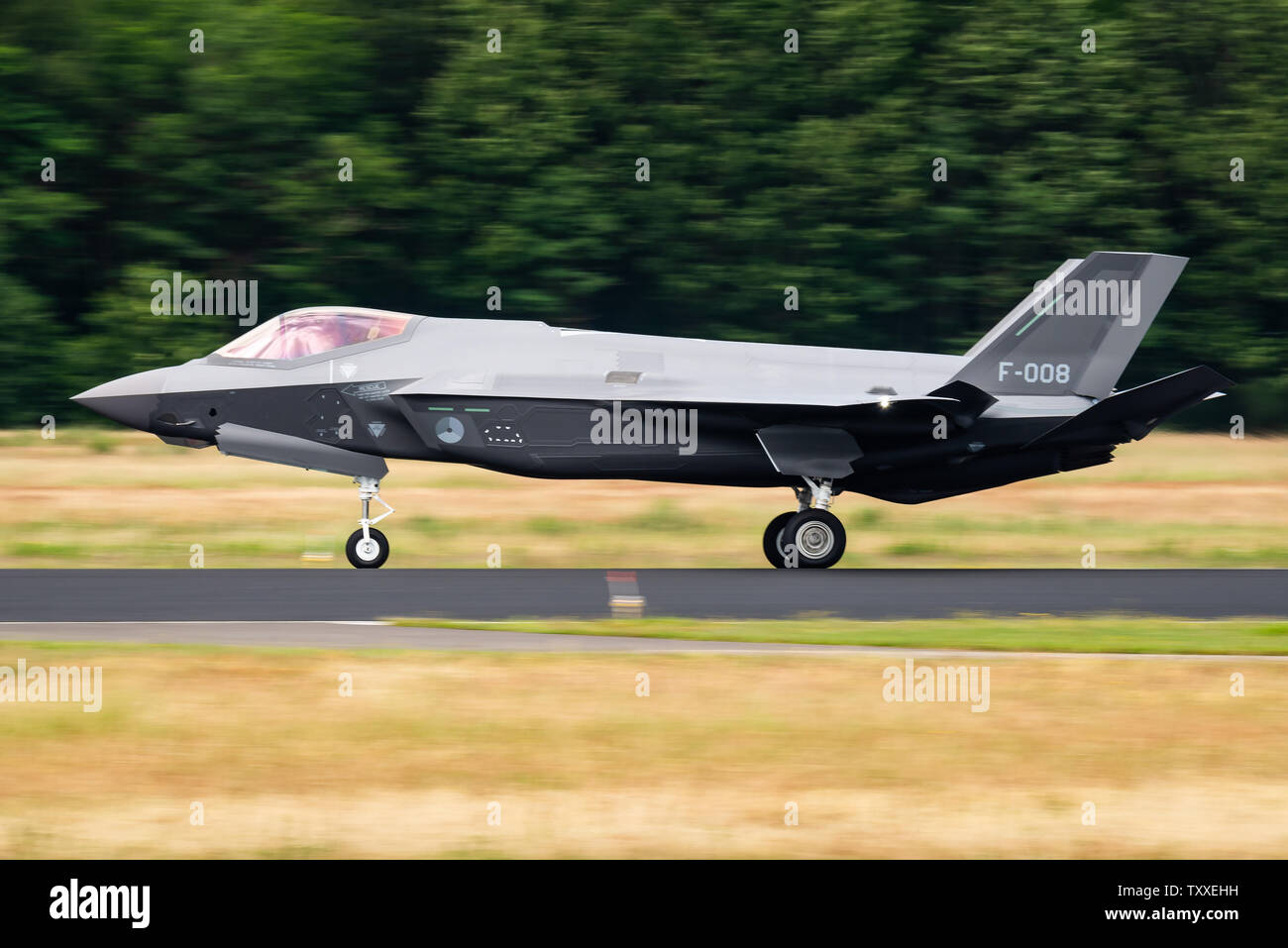The Lockheed Martin F-35 Lightning II fifth generation fighter jet of the Royal Netherlands Air ...