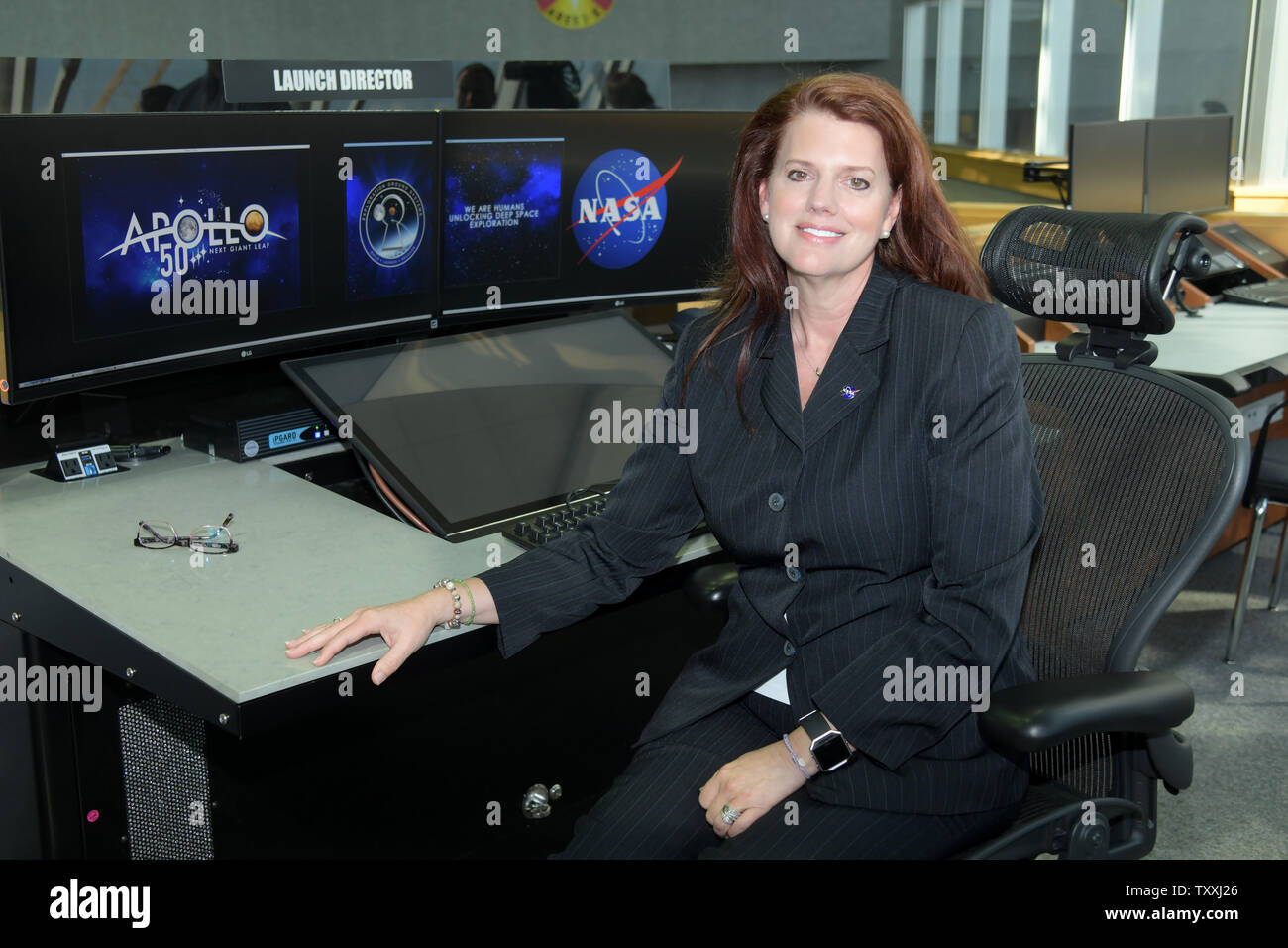 NASA Launch Director, Charlie Blackwell-Thompson meets the media and ...