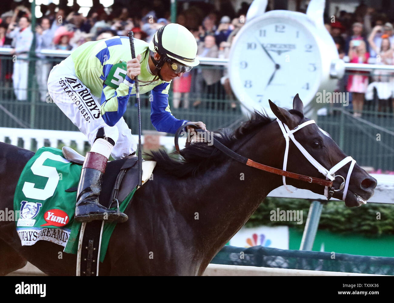 Always Dreaming, John Velasquez up, wins the 143rd running of Kentucky ...