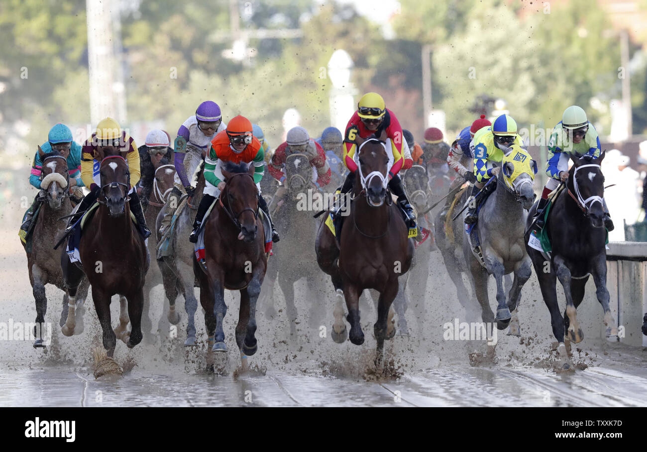Horse run downs the front stretch in the 143rd running of Kentucky ...
