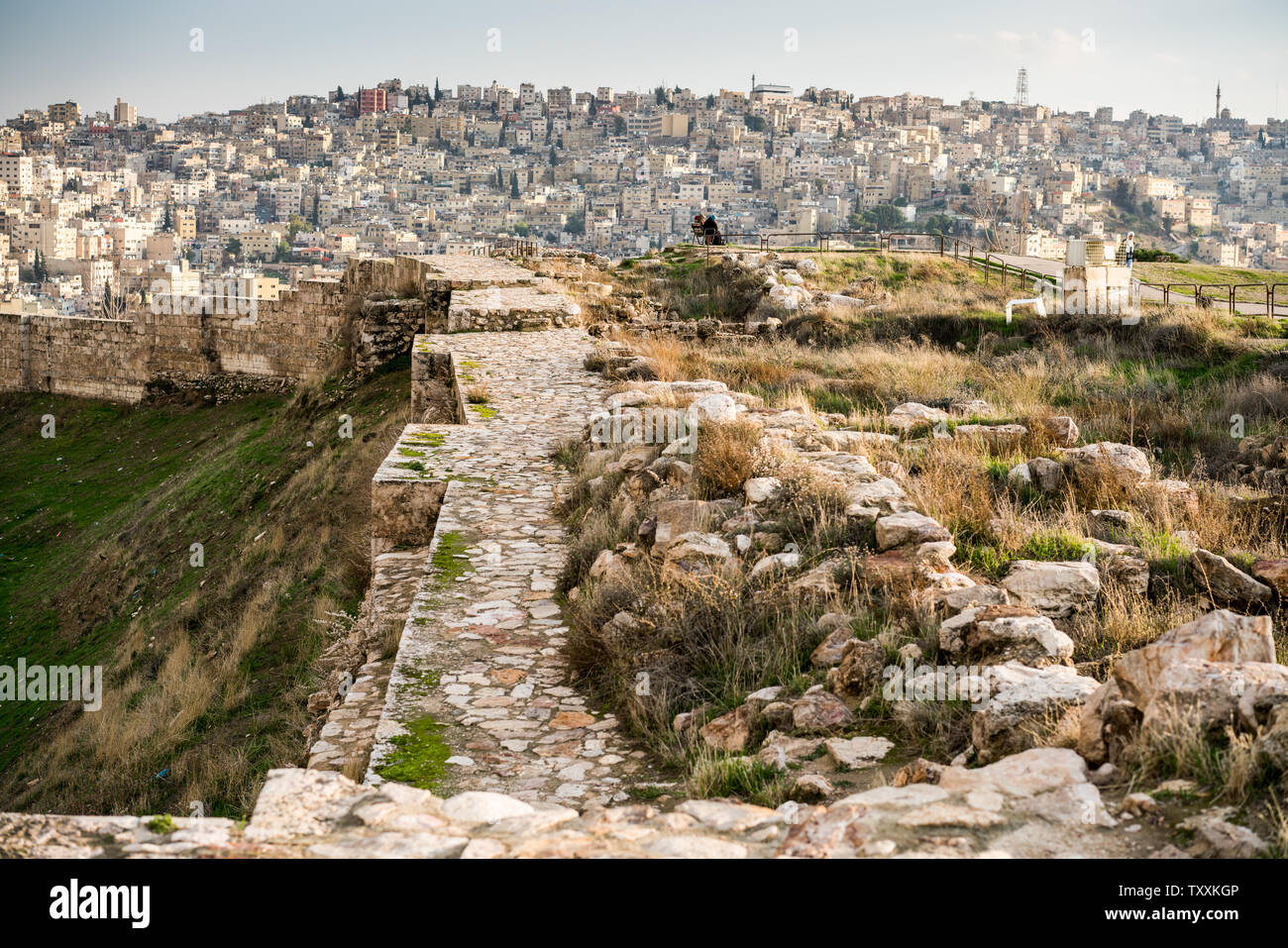 Aerial view of the Amman, Jordan Stock Photo - Alamy