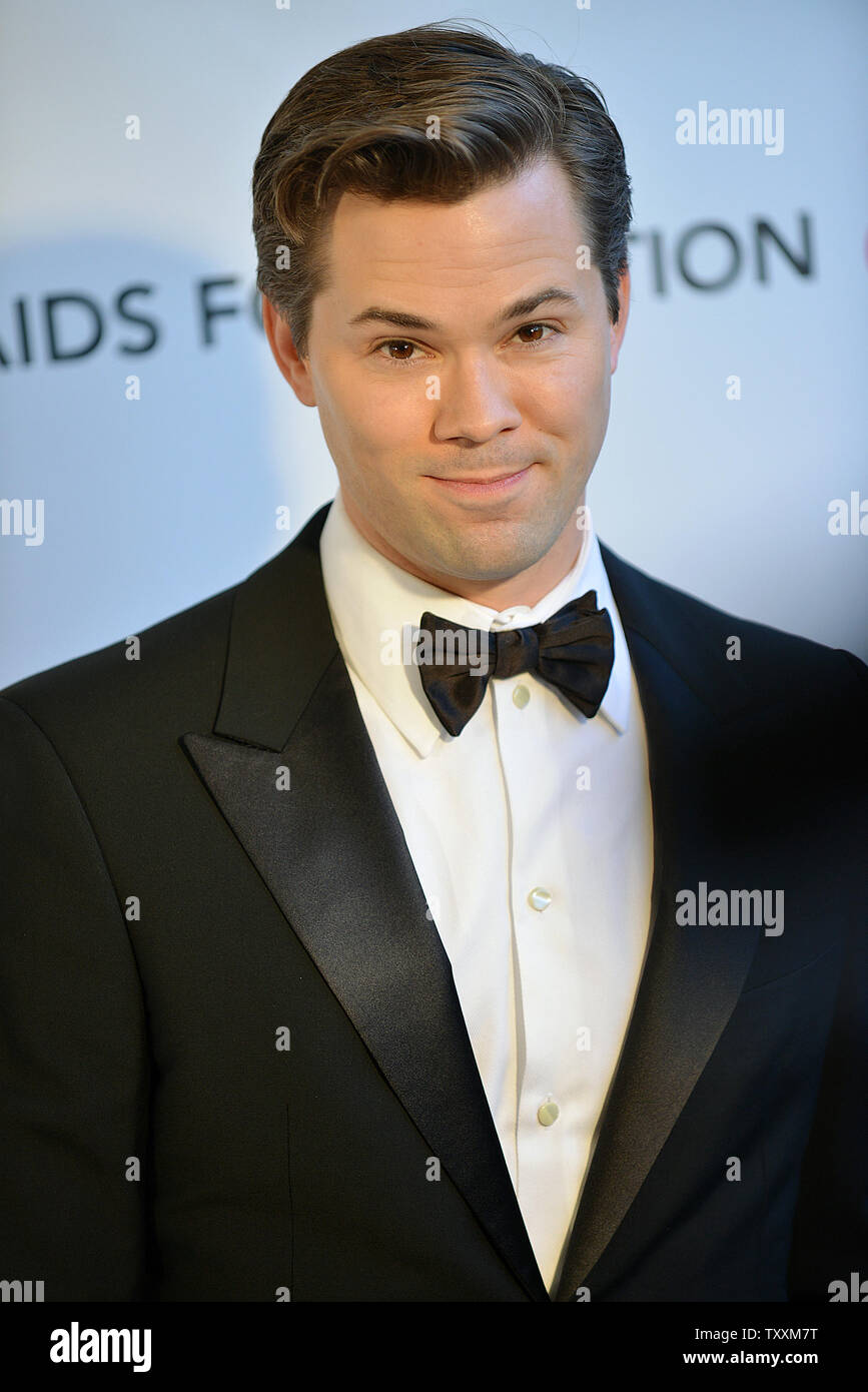 Actor Andrew Rannells attends the Elton John AIDS Foundation Academy ...