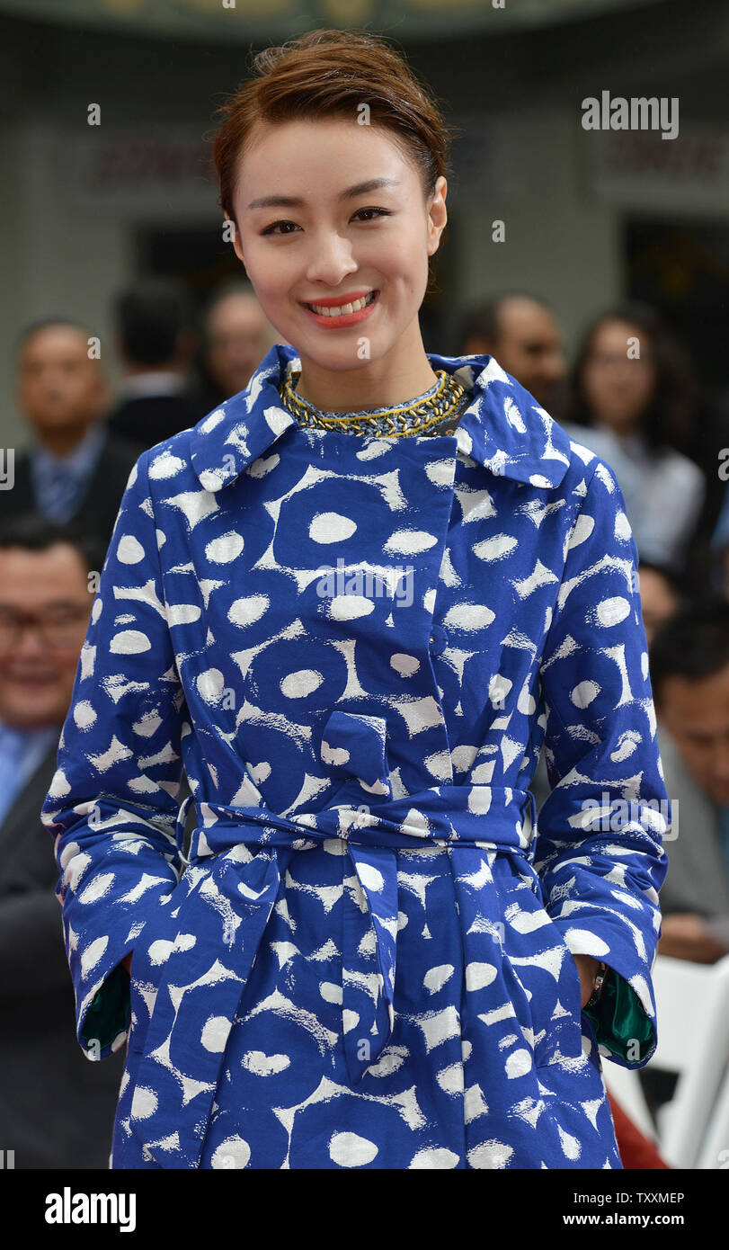 Sarah Li attends the Handprint Ceremony commemorating the 88th birthday ...