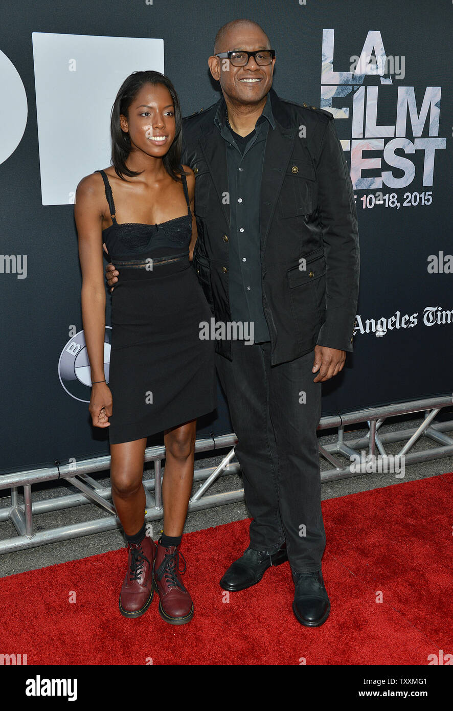 Forest Whitaker and his daughter True attend the Los Angeles premiere ...