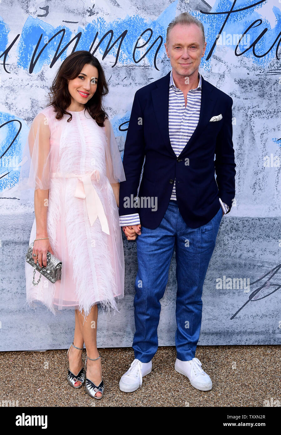 Lauren Barber and Gary Kemp attending the Summer Party 2019 presented ...