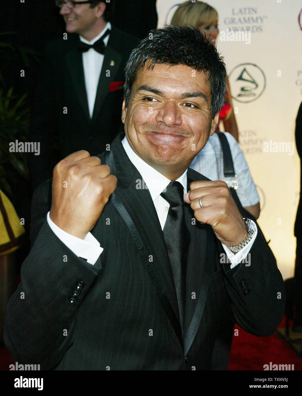 Actor George Lopez poses for photographers at the Latin Recording ...