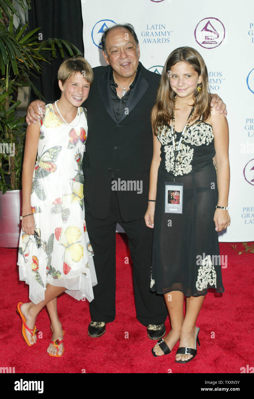 Actor Cheech Marin, center, with his daughters, Jasmine, left, and ...