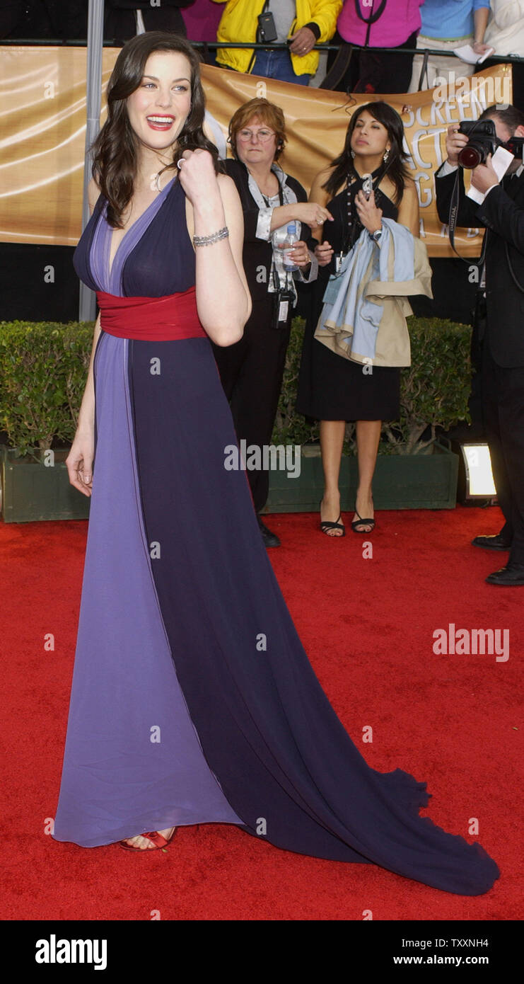 Actress Liv Tyler poses as she arrives for the 10th annual Screen Actor ...