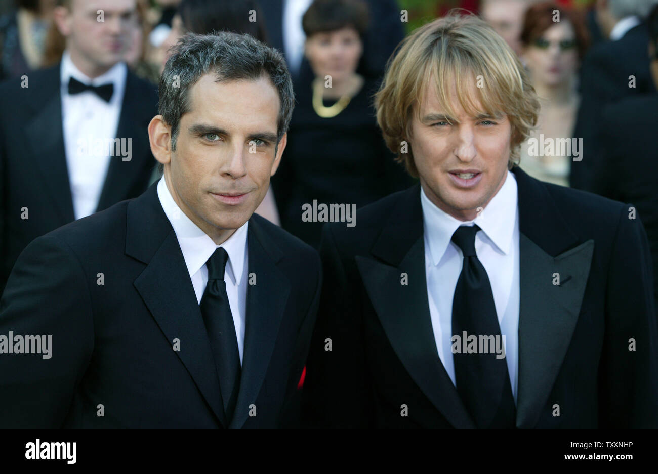 Actors Ben Stiller and Owen Wilson pose for photographers during the ...