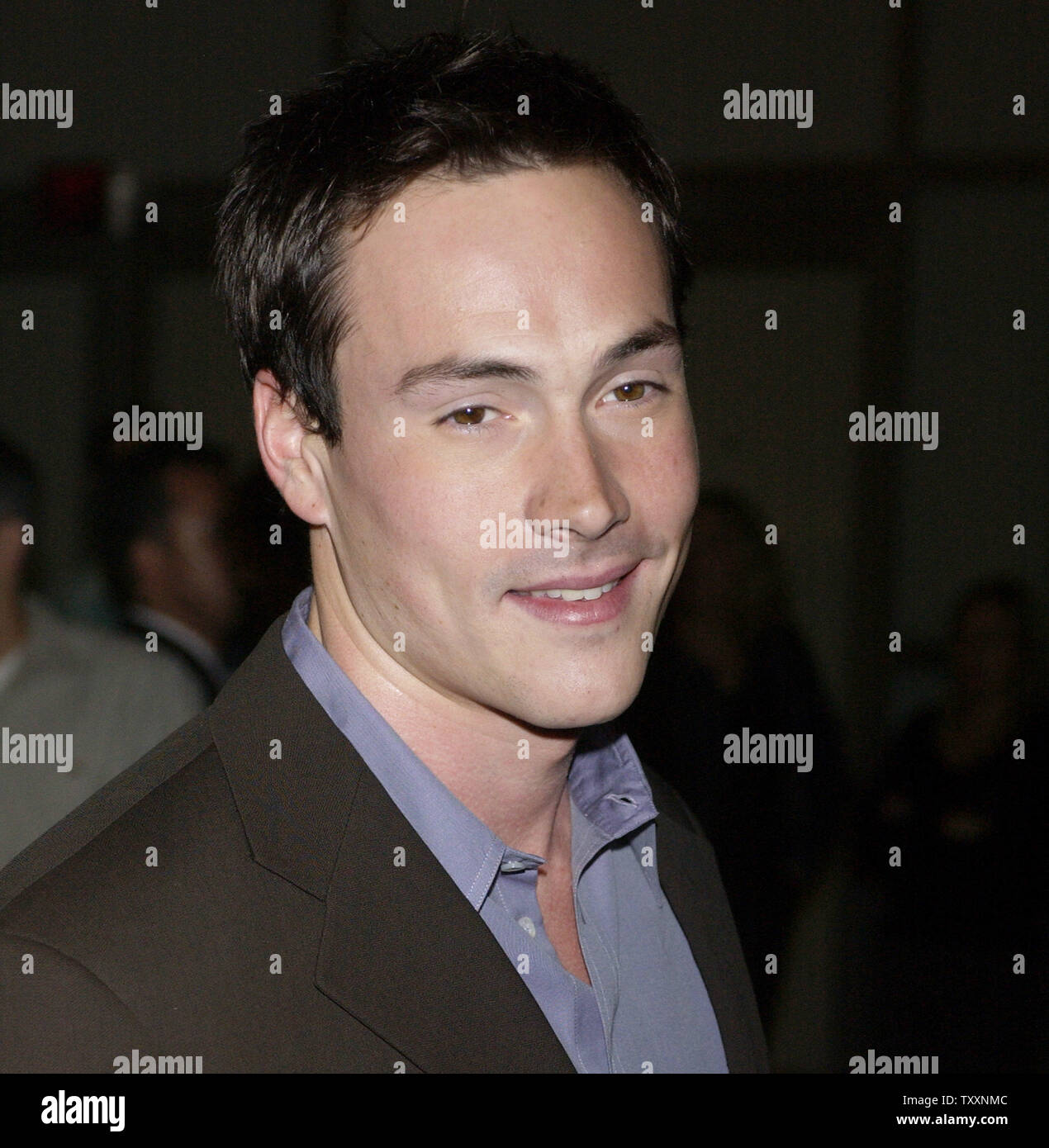 Chris Klein, a cast member in the motion picture crime drama "The ...