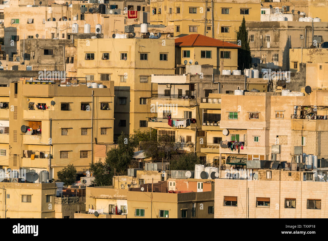 Aerial view of the Amman, Jordan Stock Photo - Alamy