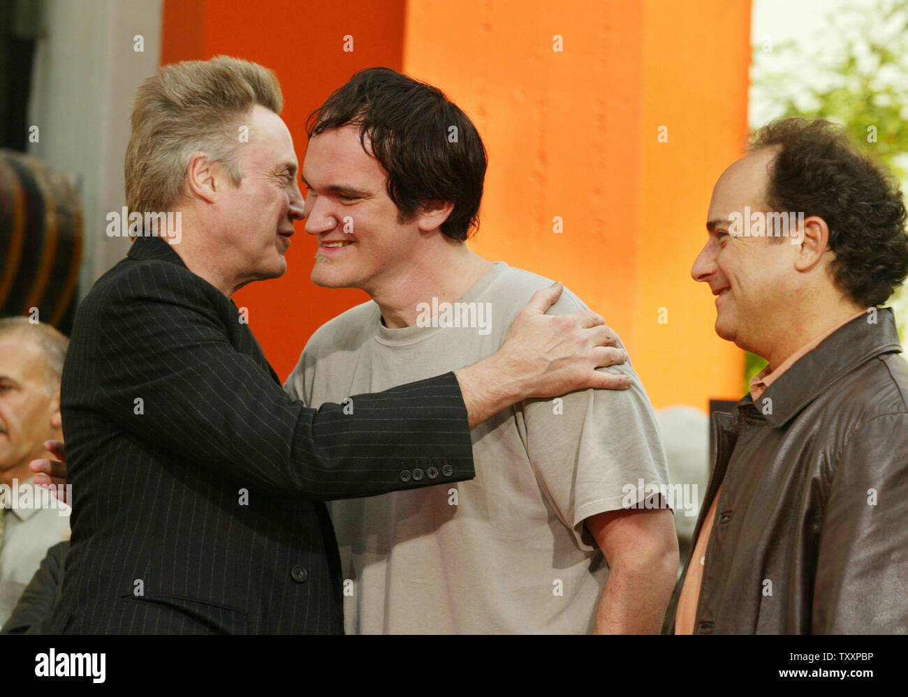 Academy Award winning actor Christopher Walken, left, hugs film ...