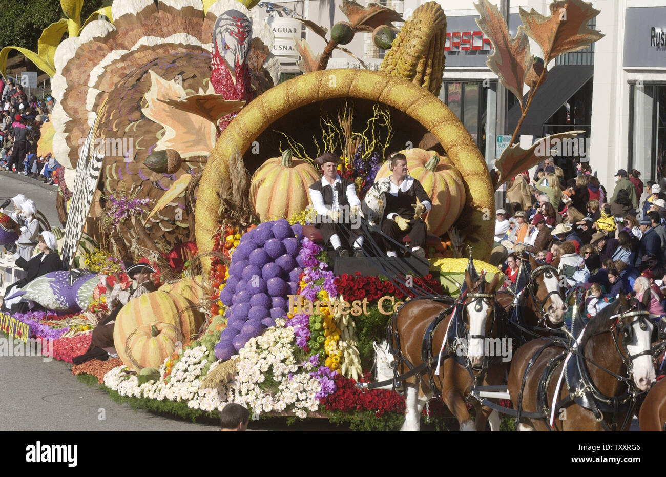 St. Louis' float titled "Harvest Celebration," winner of the Most ...