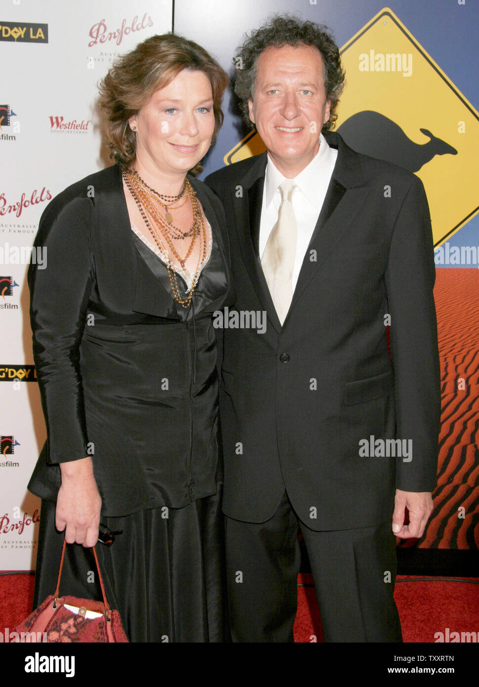 Geoffrey rush and his wife jane hi-res stock photography and images - Alamy