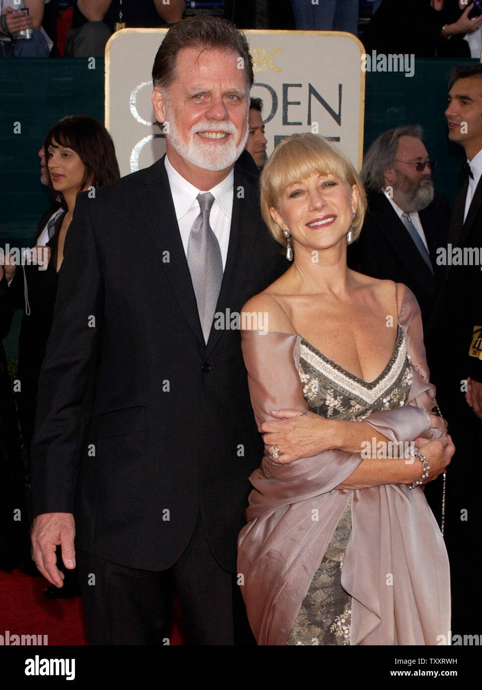 Taylor Hackford (L), producer of 'Ray' and his wife Helen Mirren arrive ...