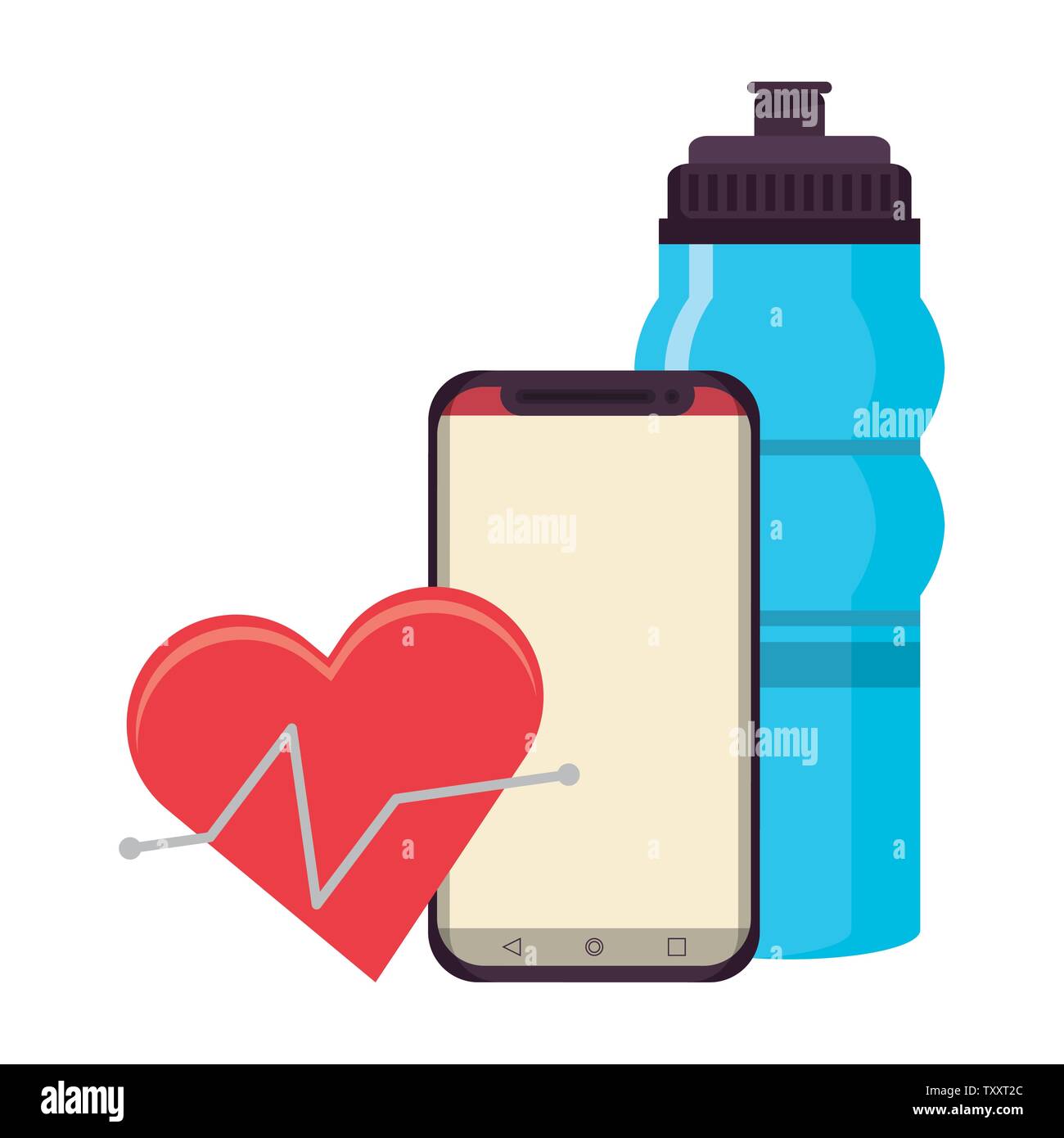 fitness equipment workout health symbols Stock Vector Image & Art - Alamy